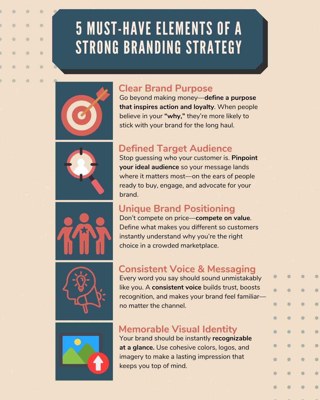 5 Must-Have Elements of a Strong Branding Strategy | Little Big Marketing
